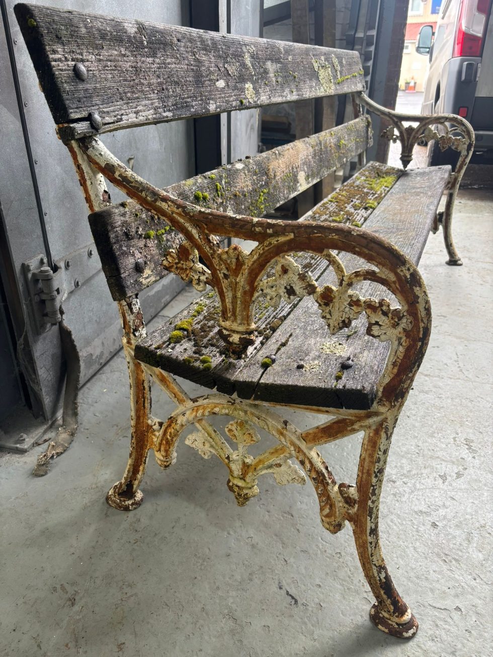 Restored Garden Bench - Before & After - Welcome to Garden Metal Rescue